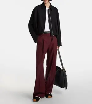 Loewe Wool Blouson Jacket - Black