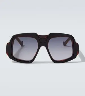 Loewe Anagram Oversized Sunglasses - Brown