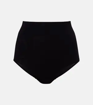 Wolford Knitted High-rise Shorts - Black