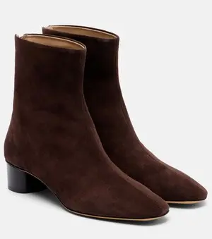 Le Monde Beryl Carole Suede Ankle Boots - Brown
