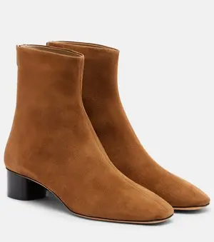 Le Monde Beryl Carole Suede Ankle Boots - Brown