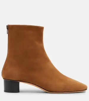 Le Monde Beryl Carole Suede Ankle Boots - Brown
