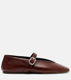Le Monde Beryl Stella Leather Mary Jane Flats
