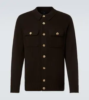 Arch4 Mr Redcar Cashmere Cardigan - Brown