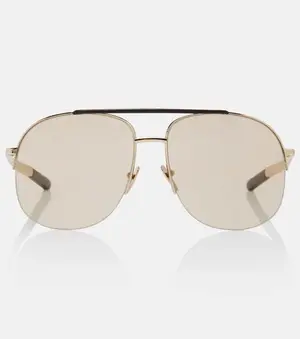 Gucci Aviator Sunglasses - Gold