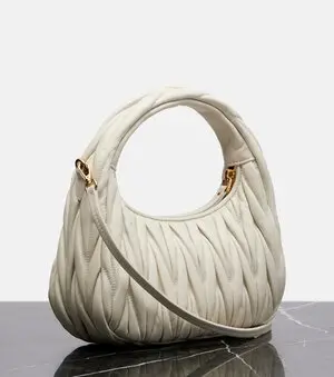 Miu Miu Wander Small Leather Top-handle Bag