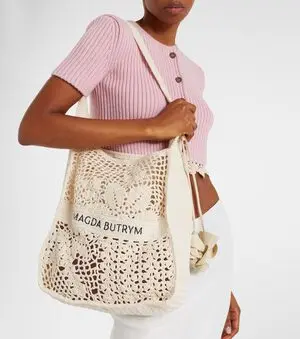 Magda Butrym Small Crochet Tote