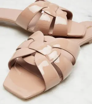 Saint Laurent Patent Leather Sandals