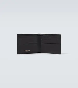 Saint Laurent Croc-effect Leather Wallet