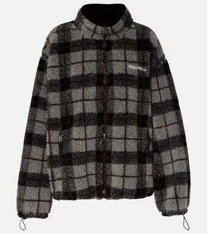 Miu Miu Checked Outerwear For Women