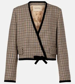 Women's Houndstooth Virgin Wool Jackets
