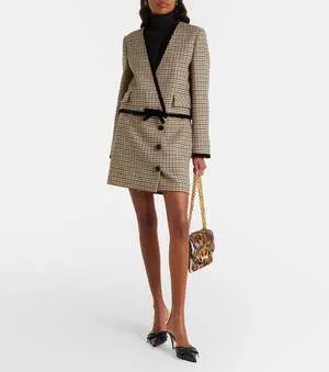 Valentino Garavani Houndstooth Virgin Wool Jacket