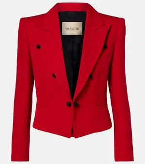 Valentino Garavani Virgin Wool Blazer - Red