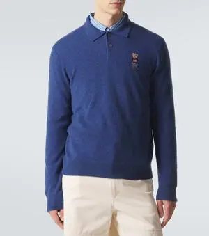 Polo Ralph Lauren Polo Bear Cashmere Polo Sweater