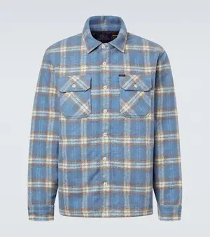 Polo Ralph Lauren Plaid Wool-blend Flannel Shirt - Blue