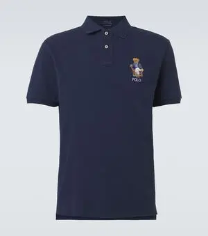Polo Ralph Lauren Polo Bear Cotton Piqué Polo Shirt - Blue
