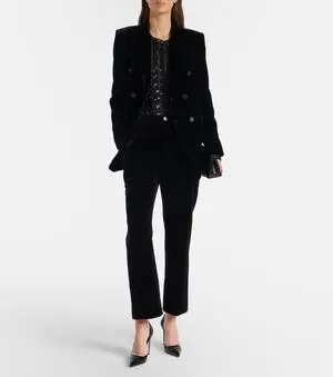 Polo Ralph Lauren Sequined Mesh And Jersey Bodysuit