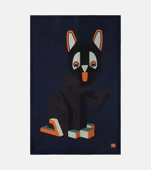 Loewe X Louis Wain Wool Blanket - Blue
