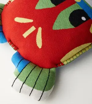 Loewe X Louis Wain Wool Jacquard Cushion - Multicoloured
