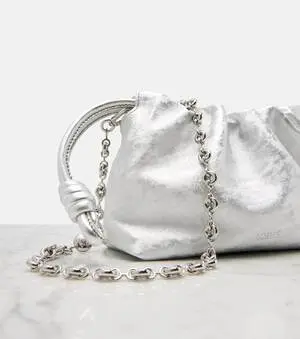 Loewe Flamenco Mini Leather Clutch