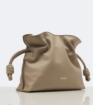 Loewe Flamenco Mini Clutch - Beige