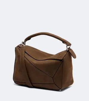 Loewe Puzzle Small Leather Top-handle Bag - Brown