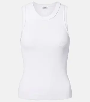 Loewe Anagram Ribbed-knit Tank Top