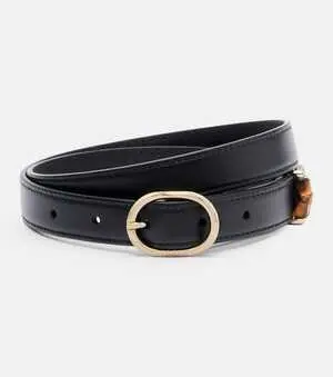Leather Belts with Gold Hardware