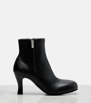 Loewe Bobine 90 Leather Ankle Boots