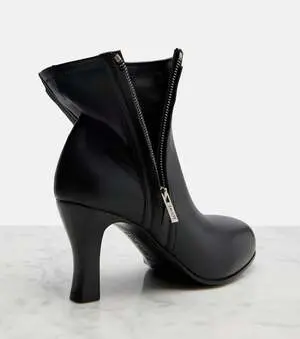 Loewe Bobine 90 Leather Ankle Boots