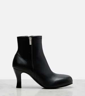 Loewe Bobine 90 Leather Ankle Boots