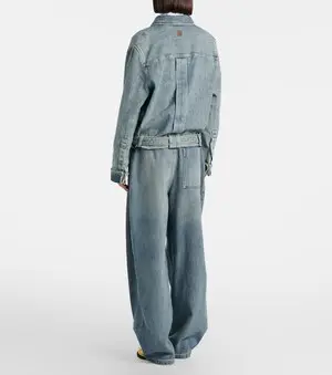 Loewe Pleated Wide-leg Jeans - Blue