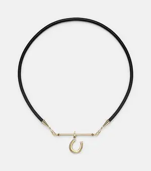 Black Leather Necklaces
