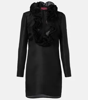 Gucci Silk Minidress - Black