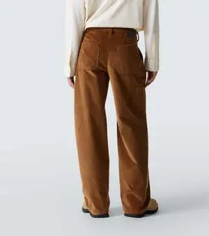 Loewe Cotton Corduroy Wide-leg Trousers
