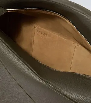 Loewe Large Puzzle Leather Top-handle Bag - Green