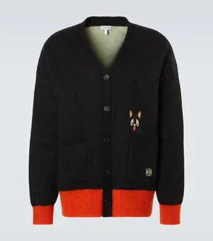 Loewe Embroidered Cardigans For Men