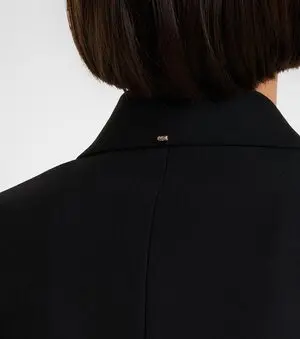 Sportmax Double-breasted Peplum Blazer - Black