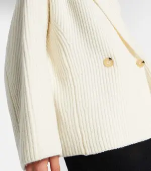 Vince Ribbed Wool-blend Jacket