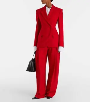 Sportmax High-rise Wide-leg Trousers