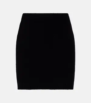 Vince Knitted Miniskirt - Black
