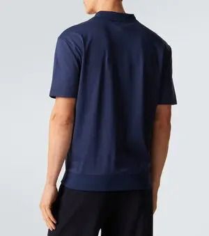 Giorgio Armani Cotton Jersey Polo Shirt