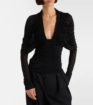 Christopher Esber Ruched Jersey Top