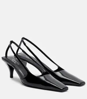 Gucci Leather Slingback Pumps