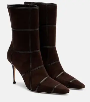 Manolo Blahnik Paneled Booties