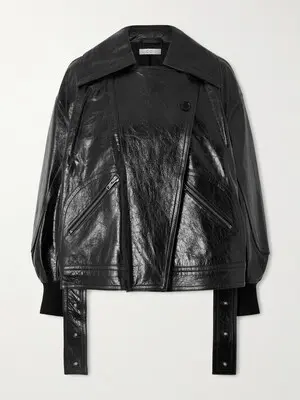 Co Engineered Double-breasted Leather Jacket