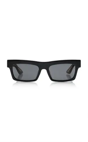 Khaite X Oliver Peoples 1985c Square Sunglasses - Black