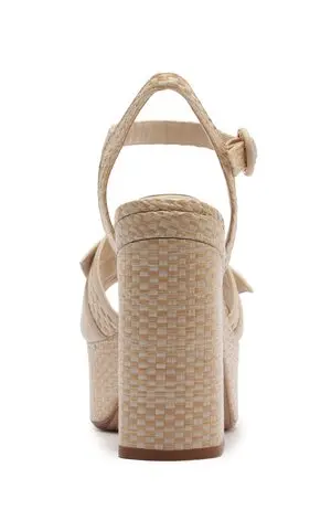 ALEXANDRE BIRMAN Maxi Clarita Raffia Platform Sandals