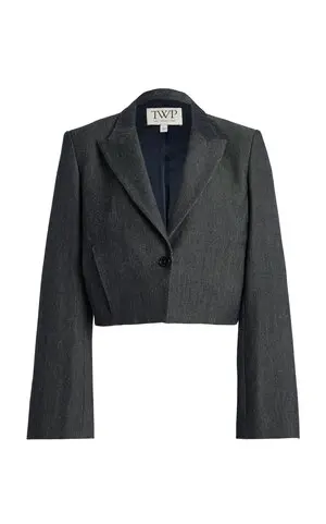TWP Short Story Cropped Blazer