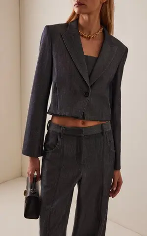 TWP Short Story Cropped Blazer